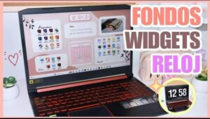 personalizar computadora widgets aesthetic- Organiza tu laptop